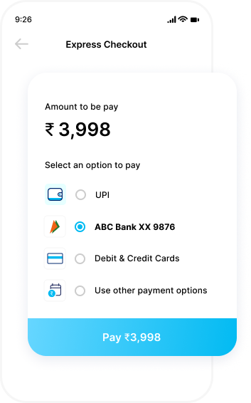 All-in-One SDK - Provide Customers a Fast & Secure Payment Experience