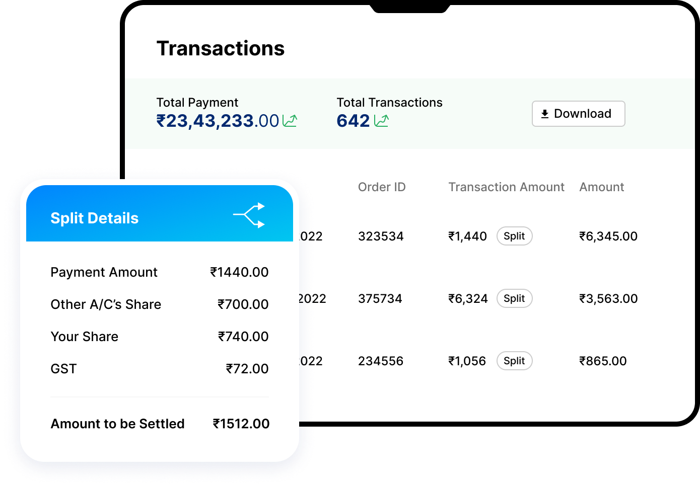 Split Settlement Payment Gateway to Easily Distribute Payments.
